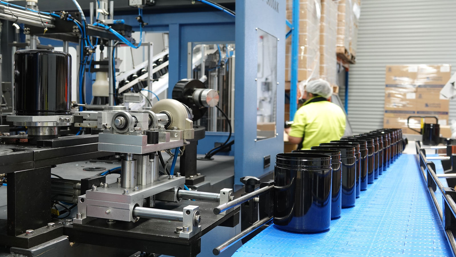 Onsite Manufacturing - 2 stage PET Blow Moulding - Weltrade Packaging